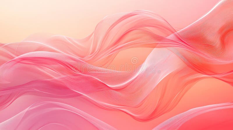 A Soft Gradient Background Transitioning from Pastel Pink To Coral ...