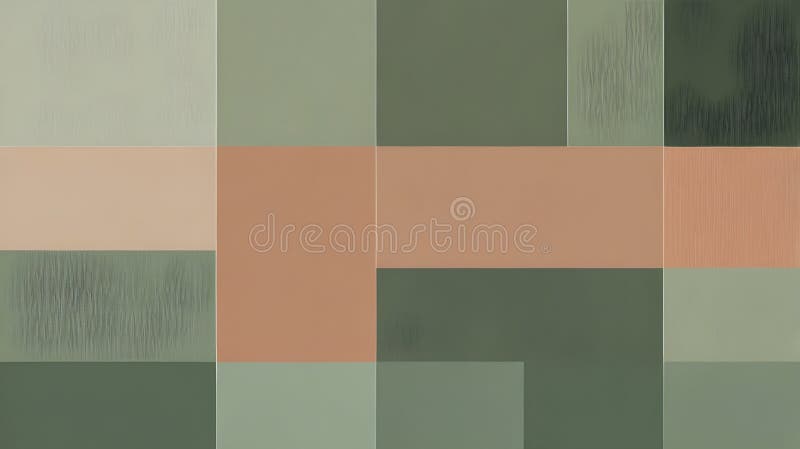 A Soft Gradient of Faded Sage Green and Warm Peach, a Subtle and Modern ...