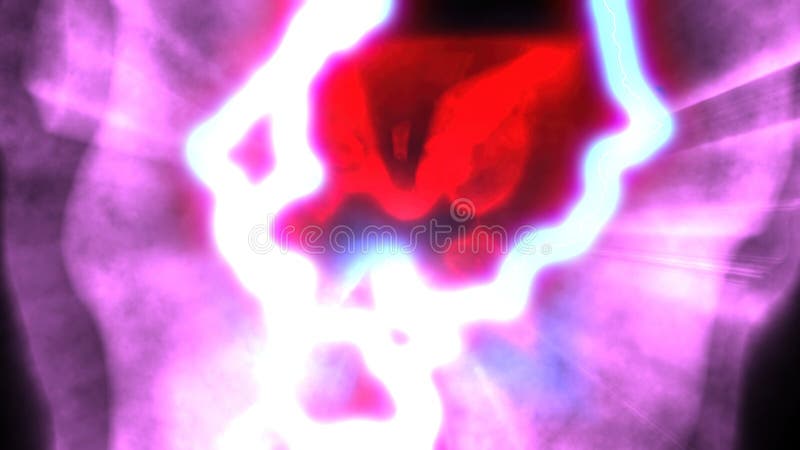 Soft Gradient Glow Thunder Energy Background Stock Illustration ...