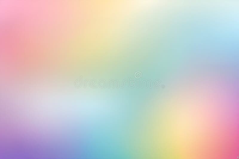 Soft Gradient Pastel Background with Subtle Rainbow Tones Stock Photo ...