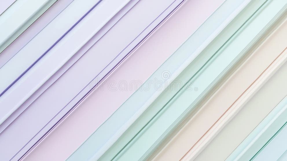 Soft Gradient Pastel Colors Form Diagonal Stripes Creating a Modern and ...