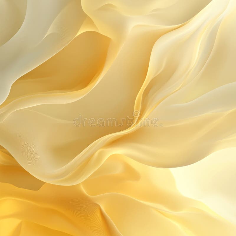 Soft Gradient Waves in Yellow and Cream Create an Elegant Abstract ...