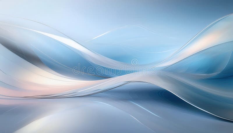 Futuristic Tech Background Featuring Soft Gradients of Light Blue, Gray ...