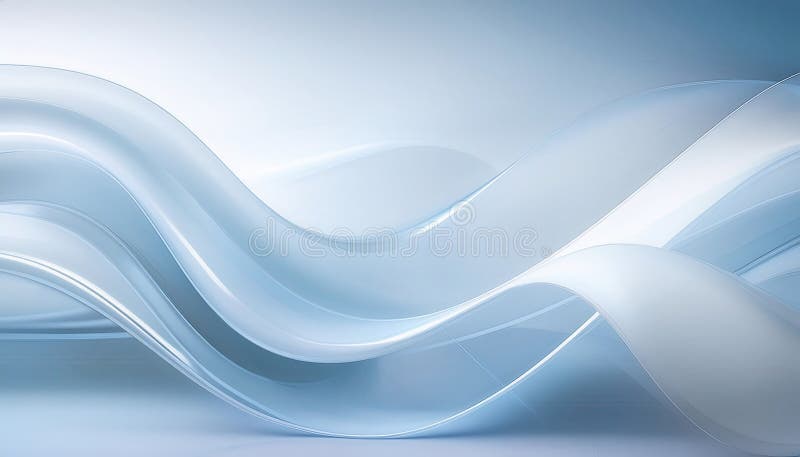 Futuristic Tech Background Featuring Smooth Gradients in Light Blue ...