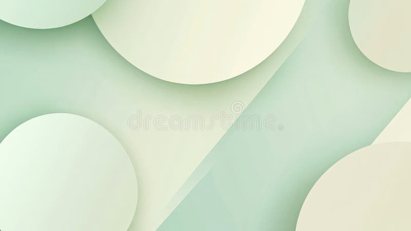 Soft Gradients of Mint Green and Cream Create a Clean, Abstract ...