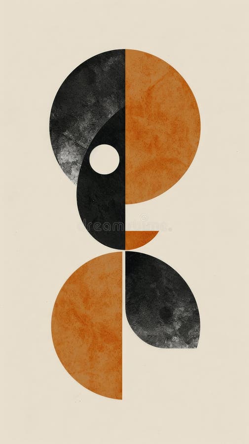 Symphony of Stability: Abstract Equilibrium Stock Illustration ...