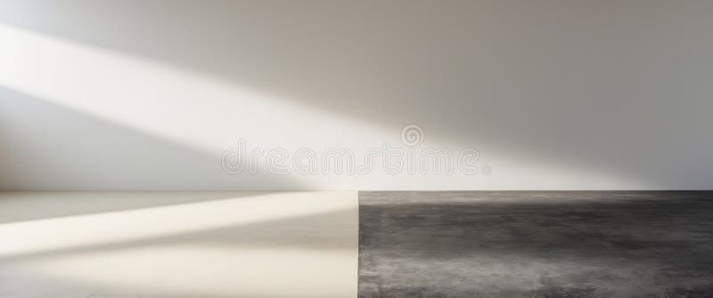 A Soft Gray Empty Studio with a Gradient Floor and Spotlight Backdrop ...