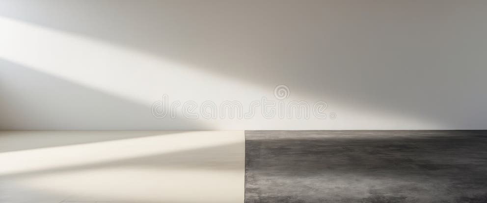 A Soft Gray Empty Studio with a Gradient Floor and Spotlight Backdrop ...