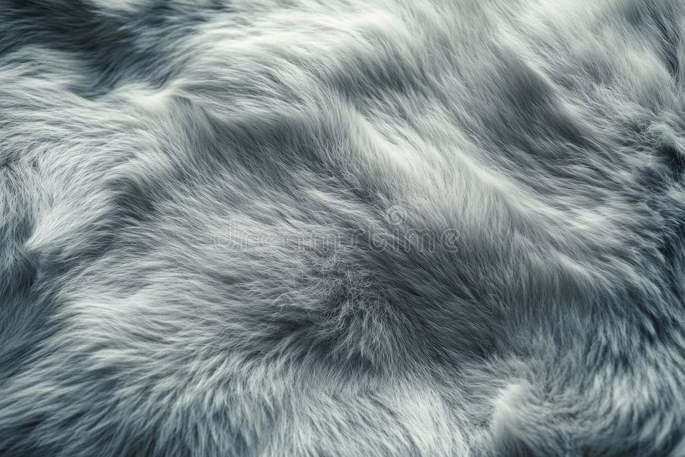 Soft Gray Fur Texture Creating an Elegant and Smooth Pattern, Perfect ...