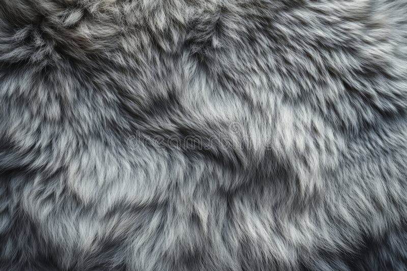 Soft Gray Fur Texture Creating a Luxurious and Elegant Background Ideal ...