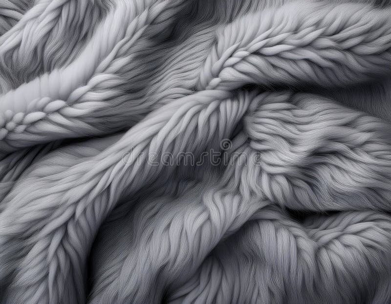 Soft Gray Wool Texture Background with Thick, Cozy Feel Stock Image ...