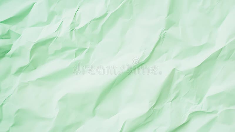 Soft Green Crumpled Paper Texture Background, Raw Style, Stock ...
