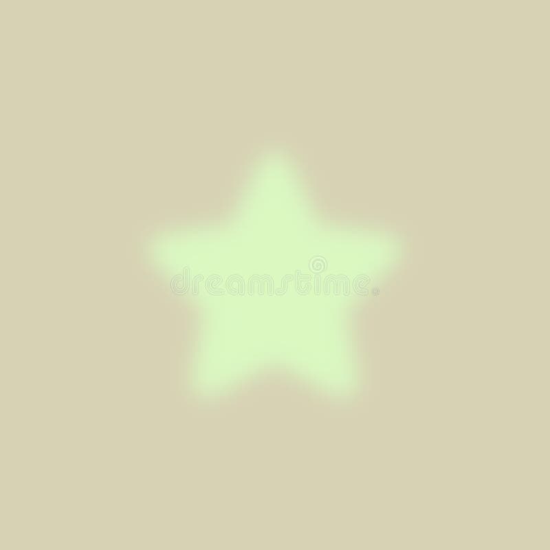 Soft Green Star Shape on Muted Background, Creating Calming Effect ...