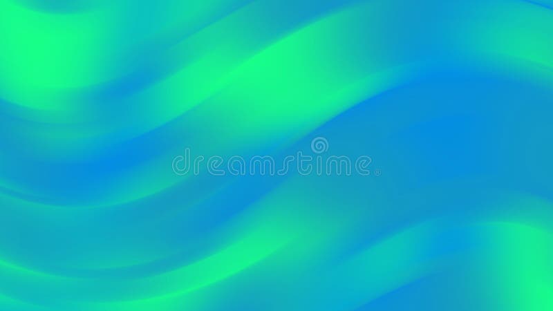 Soft Green Wavy Mix Flow Pattern Gradient Background Stock Illustration ...