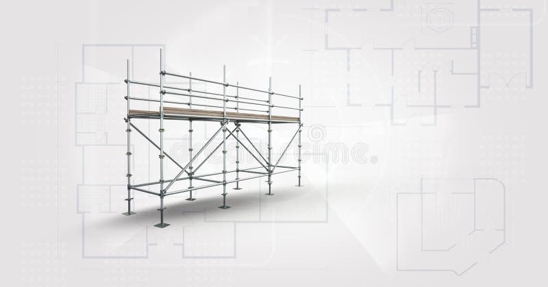 Scaffolding Blueprint Stock Illustrations – 194 Scaffolding Blueprint ...