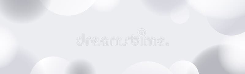 Soft Grey Spheres Background. Abstract Light Floating Bubbles and Balls ...