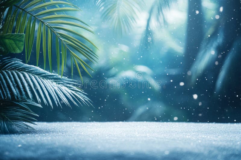 A Soft-hued Backdrop for Showcasing Products, Featuring Palm Shadows and Bokeh Effects. Stock ...