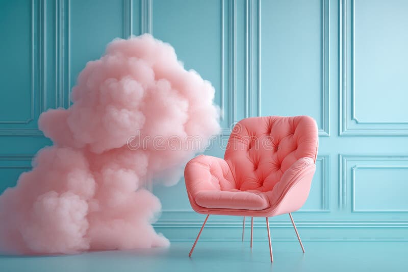 In a Soft-hued, Minimalist Setting, a Fluffy Cloud Evokes the Limitless ...