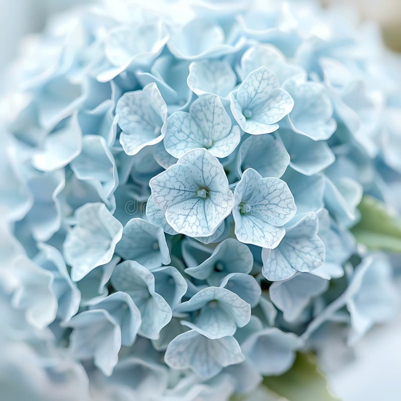 A Soft Hydrangea Texture with Blurred Edges for a Dreamy Effect Stock Illustration ...