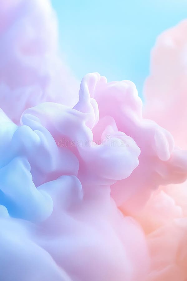 Soft Ice-blue and Lavender Blend Harmoniously To Create a Dreamy ...