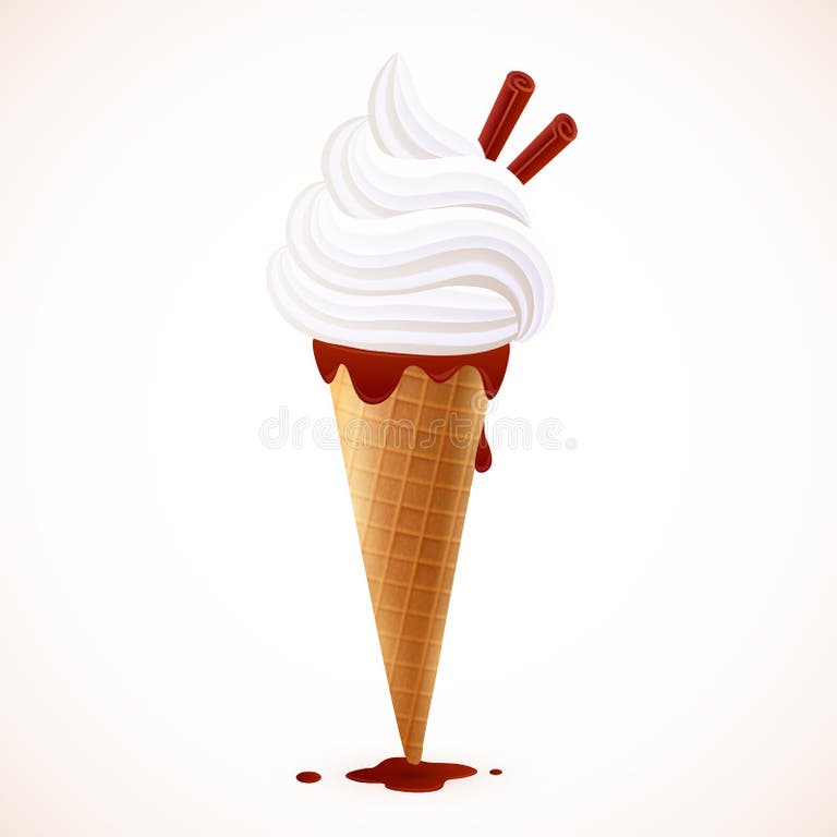 Chocolate Ice Cream Wafer Stock Illustrations – 24,025 Chocolate Ice ...