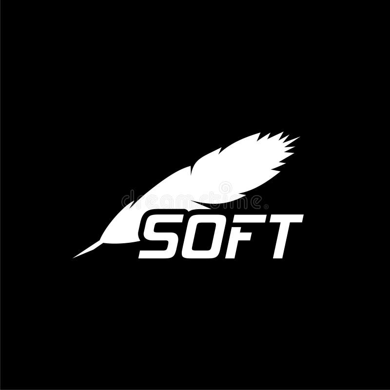 Soft Icon Isolated on Dark Background Stock Vector - Illustration of ...