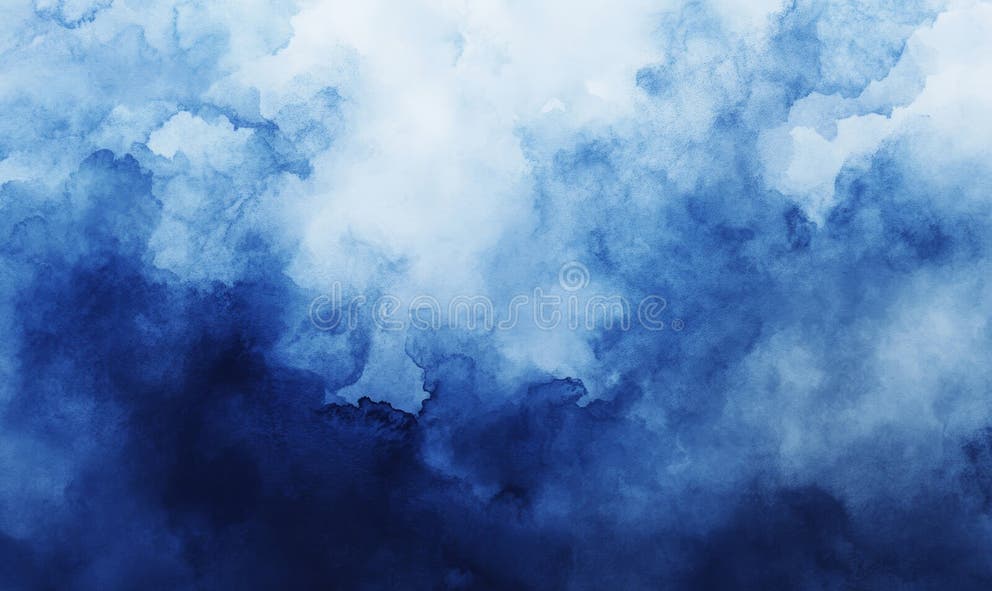 Soft Indigo Watercolor Background for Creative Projects Generative AI ...