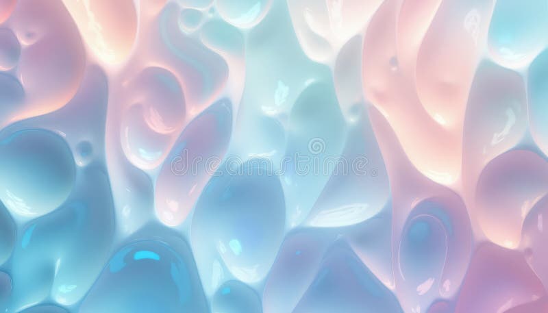 Soft Iridescent Blisters of Pastel Colors Create a Visually Striking ...
