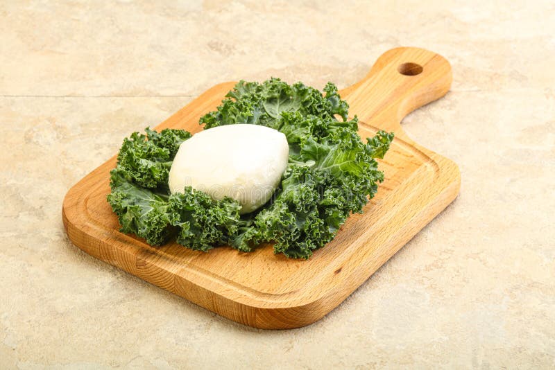 Soft Mozzarella Cheese Over Board Stock Image - Image of ball, snack ...