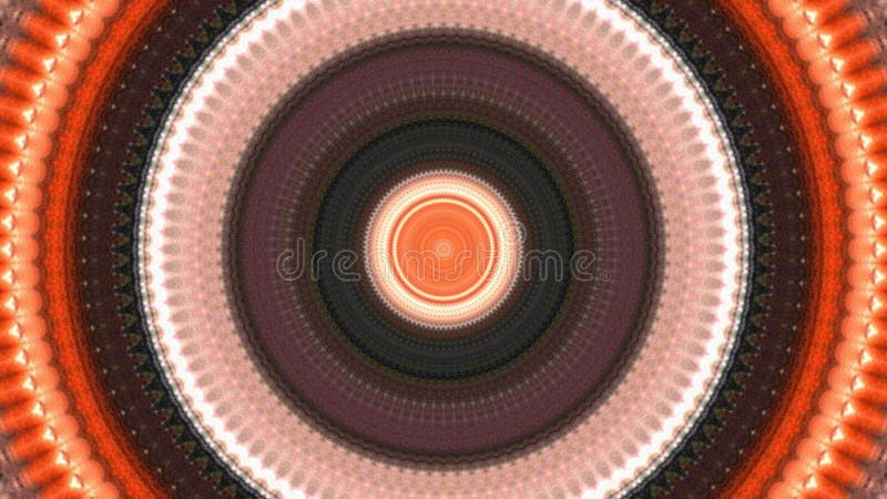 Soft Kaleidoscopic Glow Circle Infinite Zoom Effect Stock Illustration ...