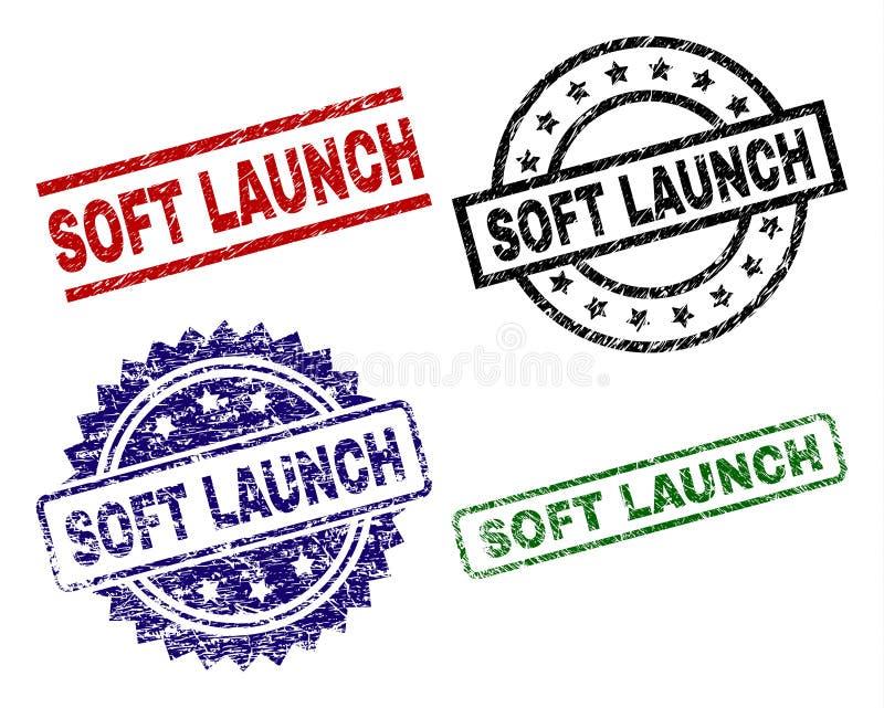 Launch stamps stock vector. Illustration of symbol, vector - 187213721