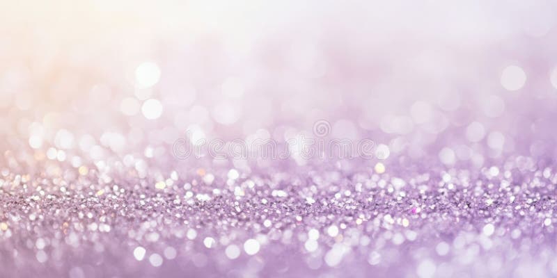 Soft Lavender Glitter Backdrop Shimmering Particles Create Ethereal ...