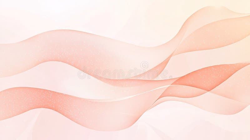 Soft Layered Waves in Light Pink Hues Create a Gentle Abstract Design for Calming Backgrounds or ...