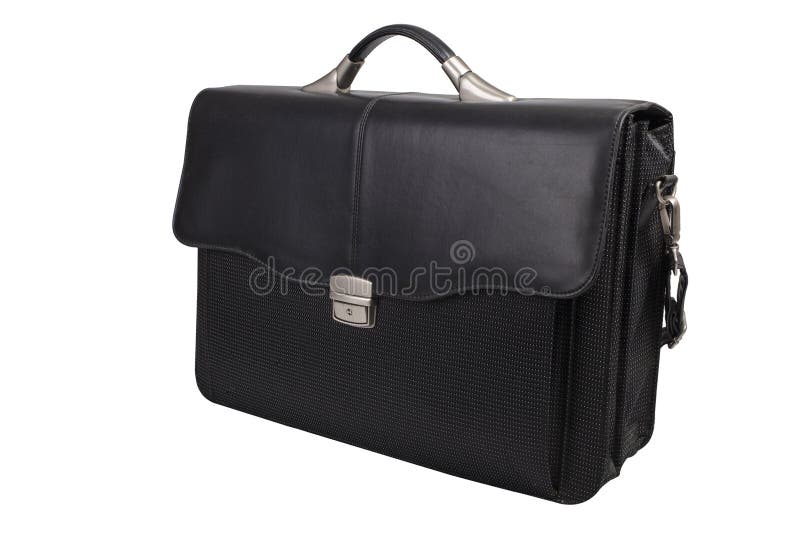 Soft Leather Briefcase stock image. Image of accessory - 156344631