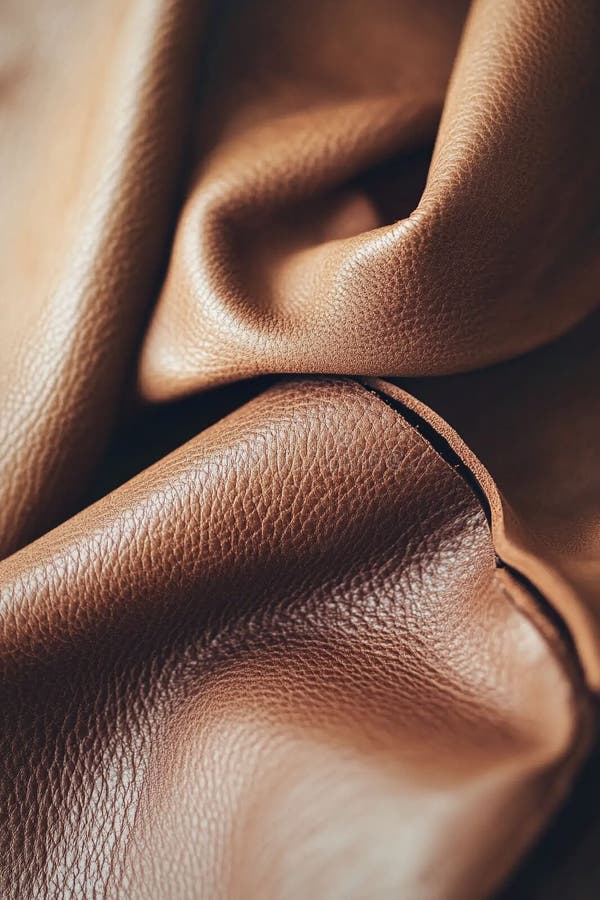 A Soft Leather Texture in Rich Browns for a Sophisticated Feel. Stock ...