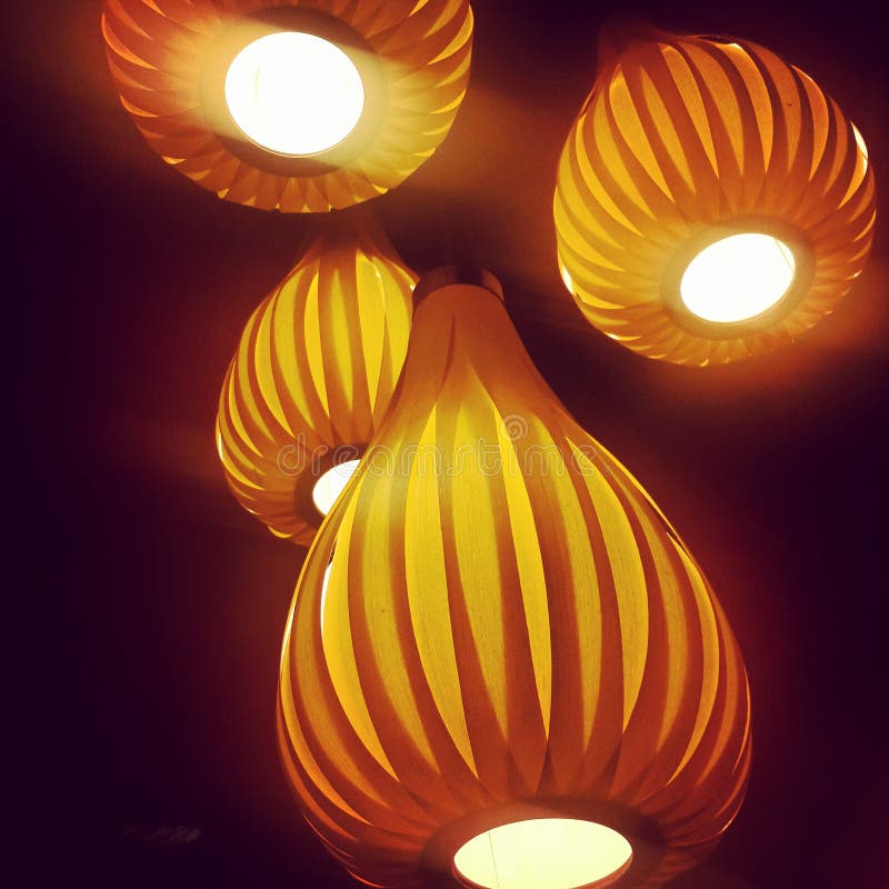 Soft Light from Lantern with Asian Style Stock Photo - Image of indoors ...