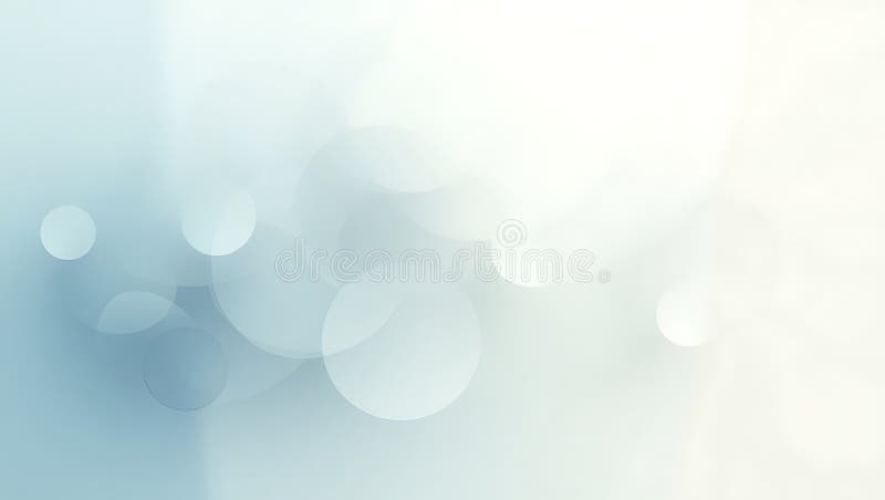 Soft Light Background with Blurred Circles Creating a Dreamy and ...