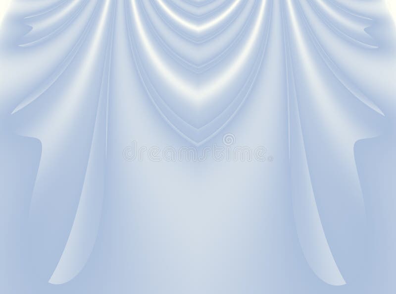 Blue Draping Curtains Composition Stock Vector - Illustration of hotel ...