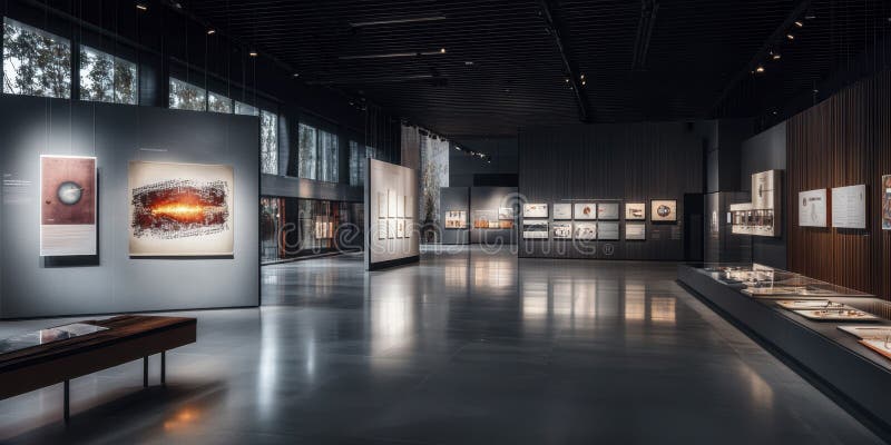 Contemporary Art Exhibit Showcasing Vibrant Works and Inviting ...