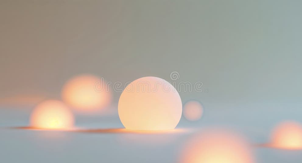 Soft Light Effects with Warm Background Colors Stock Image - Image of ...