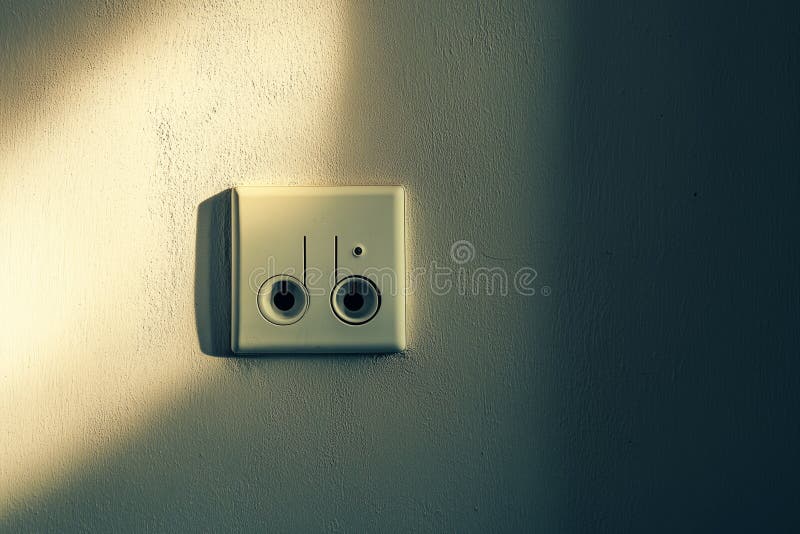 Soft Light on Electrical Socket Stock Illustration - Illustration of ...