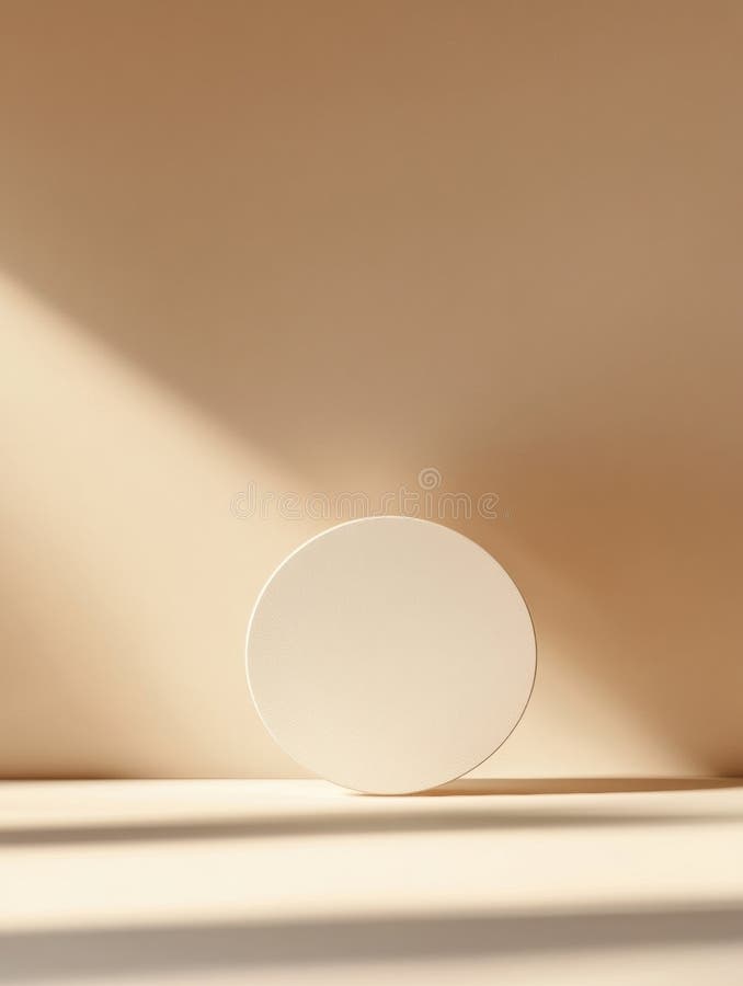 Soft Light Illuminates a Simple Round Object on a Minimalistic Surface ...