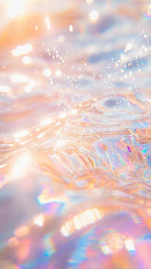 Soft Light Illuminating the Deep Sea with Sparkling Water Patterns ...