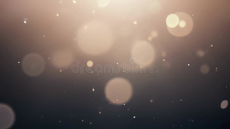 Soft Light Particles Floating in Dark Space Stock Footage - Video of ...