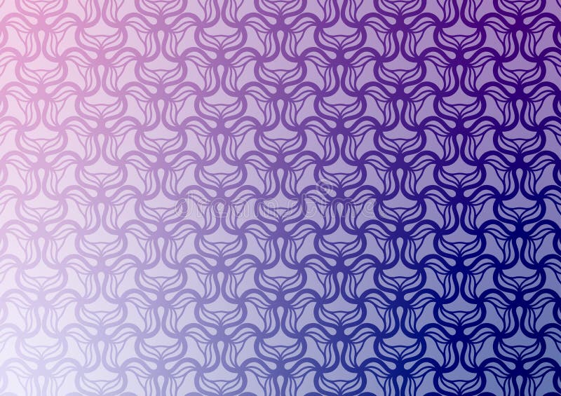 Soft Light Purple Pattern Line Curve Background Stock Illustration ...