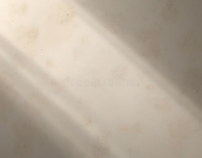 Soft Light and Shadows on Beige Textured Wall Surface Stock Photo ...