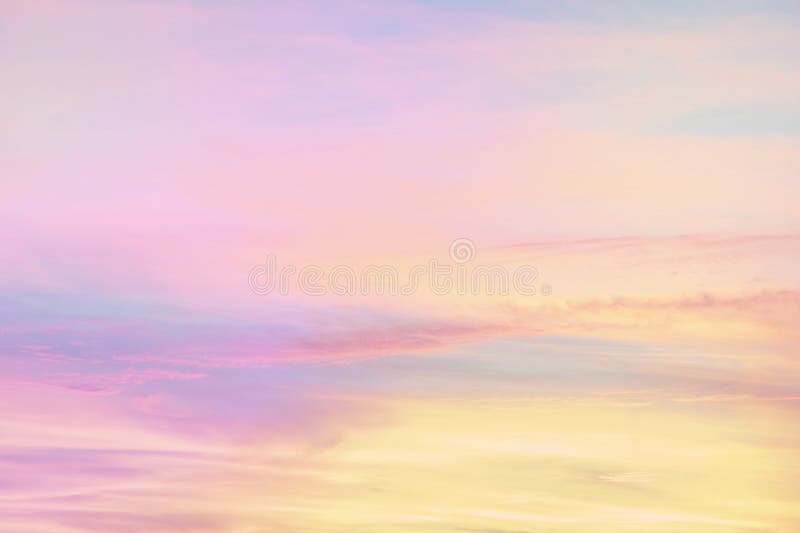 Soft Light Sky Gradient Background Stock Photo - Image of dusk, orange ...