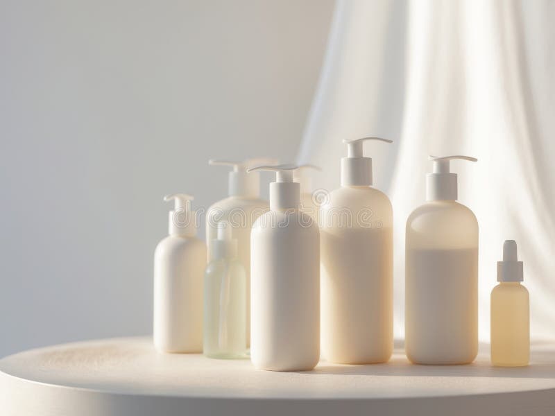 Soft Light Spa Bottles Natural Therapy Display Stock Photos - Free ...