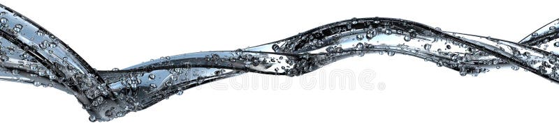 Soft Like a Twisted Cloth Isolated on Transparent Water Abstract ...