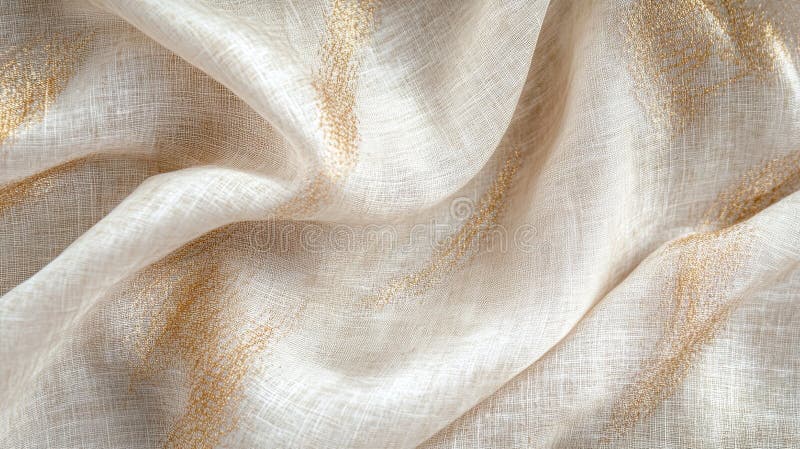 A Soft Linen Backdrop Featuring a Blank Invitation Card with Elegant ...